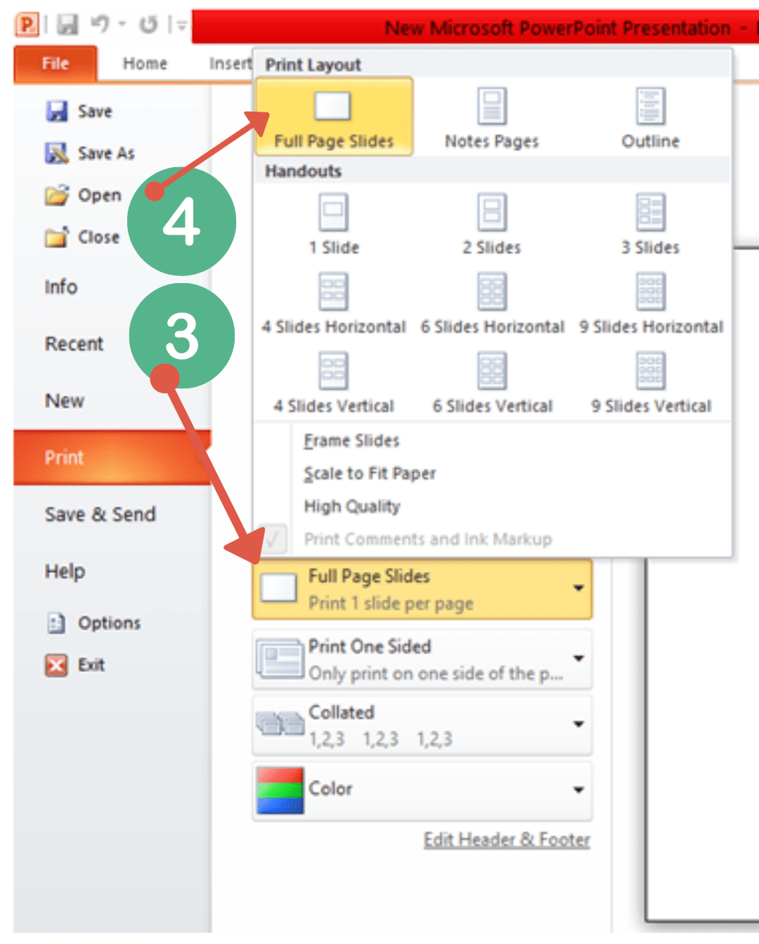 How To Print Multiple Slides On One Page In 30 Seconds TipsFu